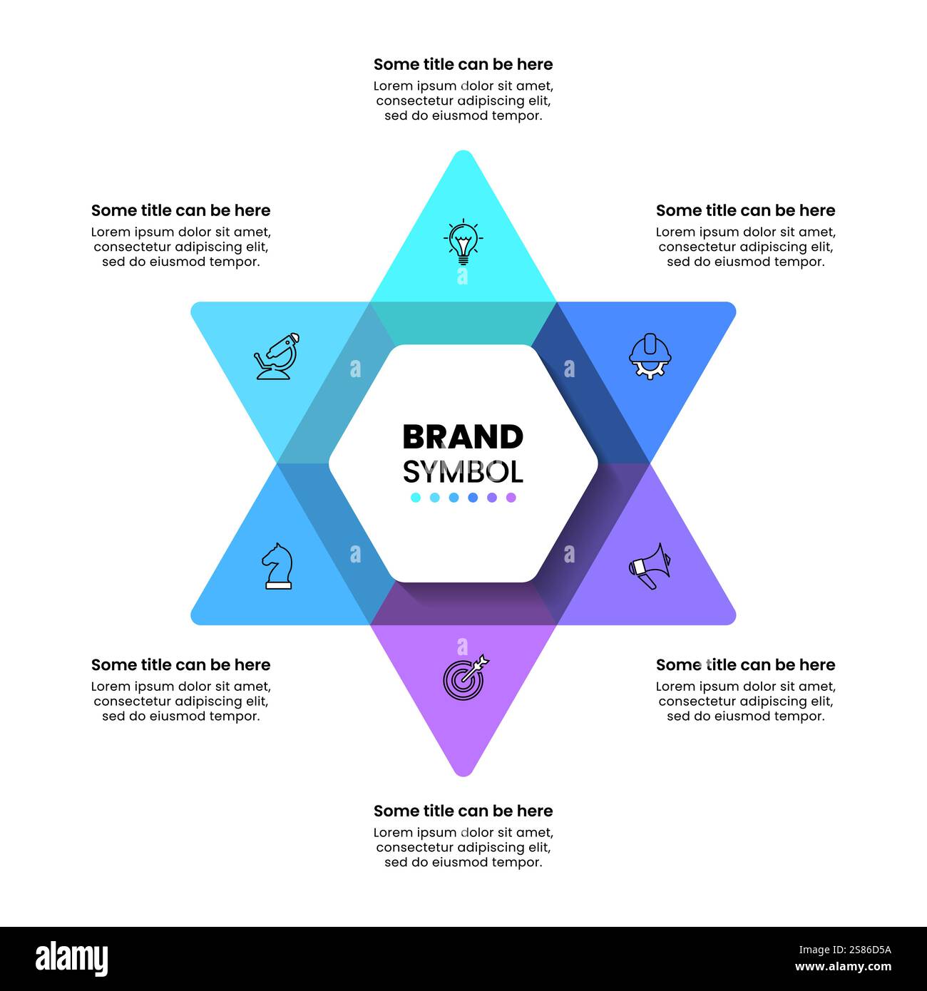 Infographic template with icons and 6 options or steps. Star. Can be ...