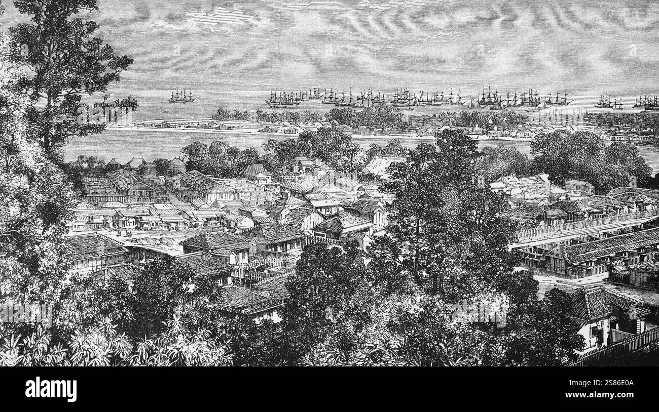 Port of Yokohama, Prefecture Kanagawa, main island of Honshu, Japan ...