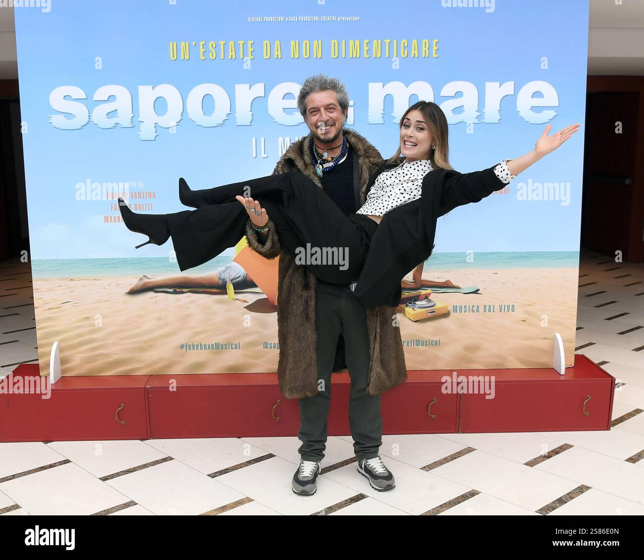 Milan, Italy. 21st Jan, 2025. Milan, photocall show "Taste of the sea ...