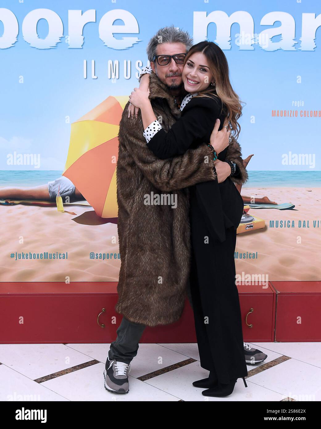 Milan, Italy. 21st Jan, 2025. Milan, photocall show "Taste of the sea ...