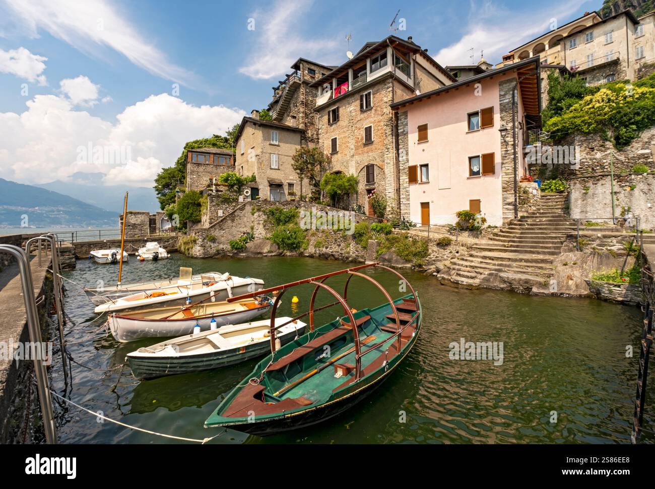 Corenno Plinio, Lake Como, Lago di Como, Italy Stock Photo - Alamy