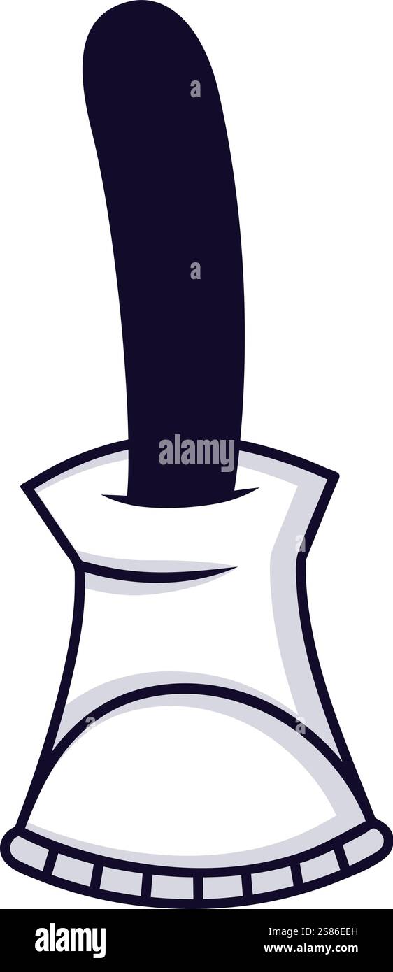 Cartoon drawing of an almost empty tube of cream, paste, or gel ...