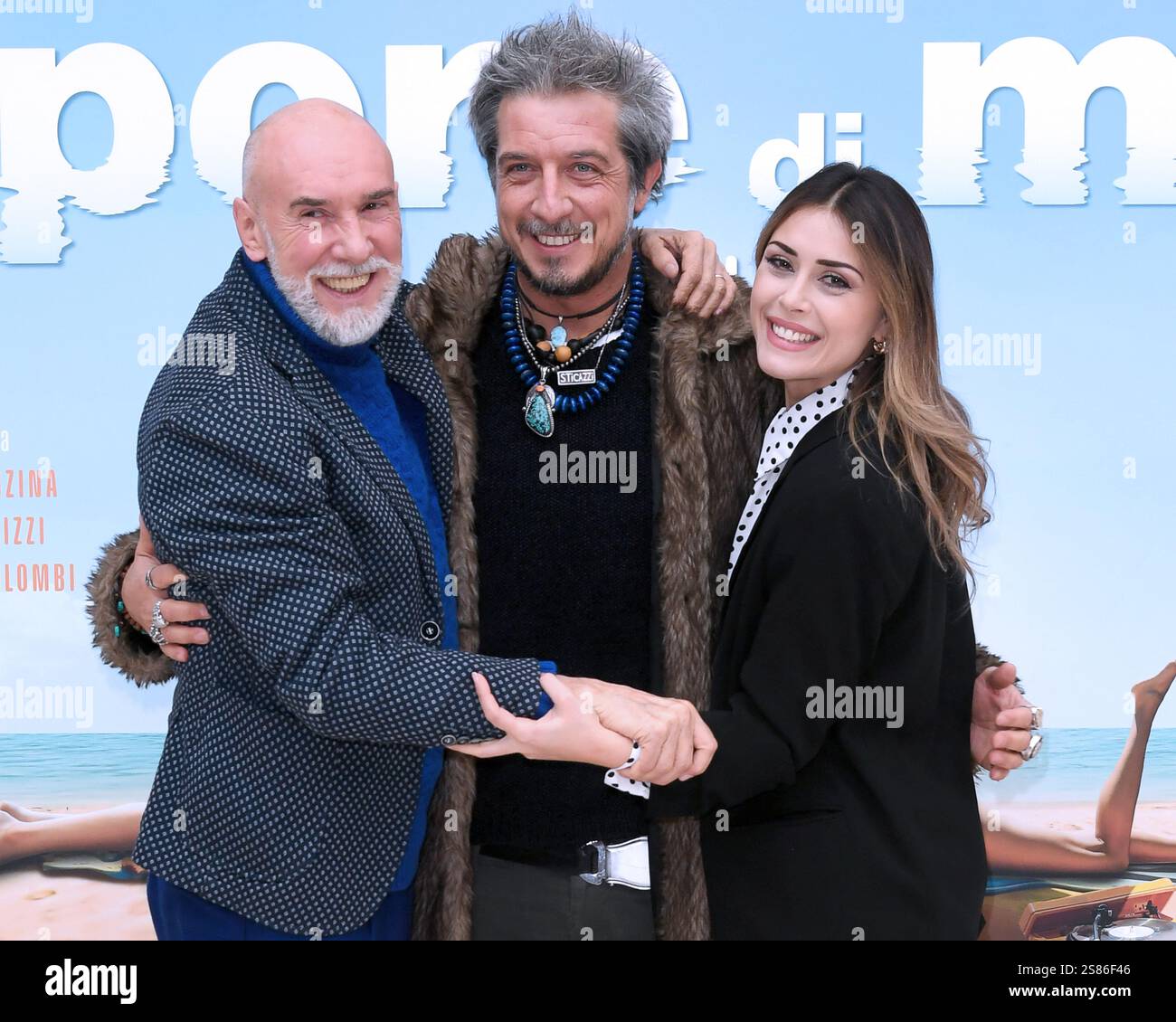 Milan, Italy. 21st Jan, 2025. Milan, photocall show "Taste of the sea ...