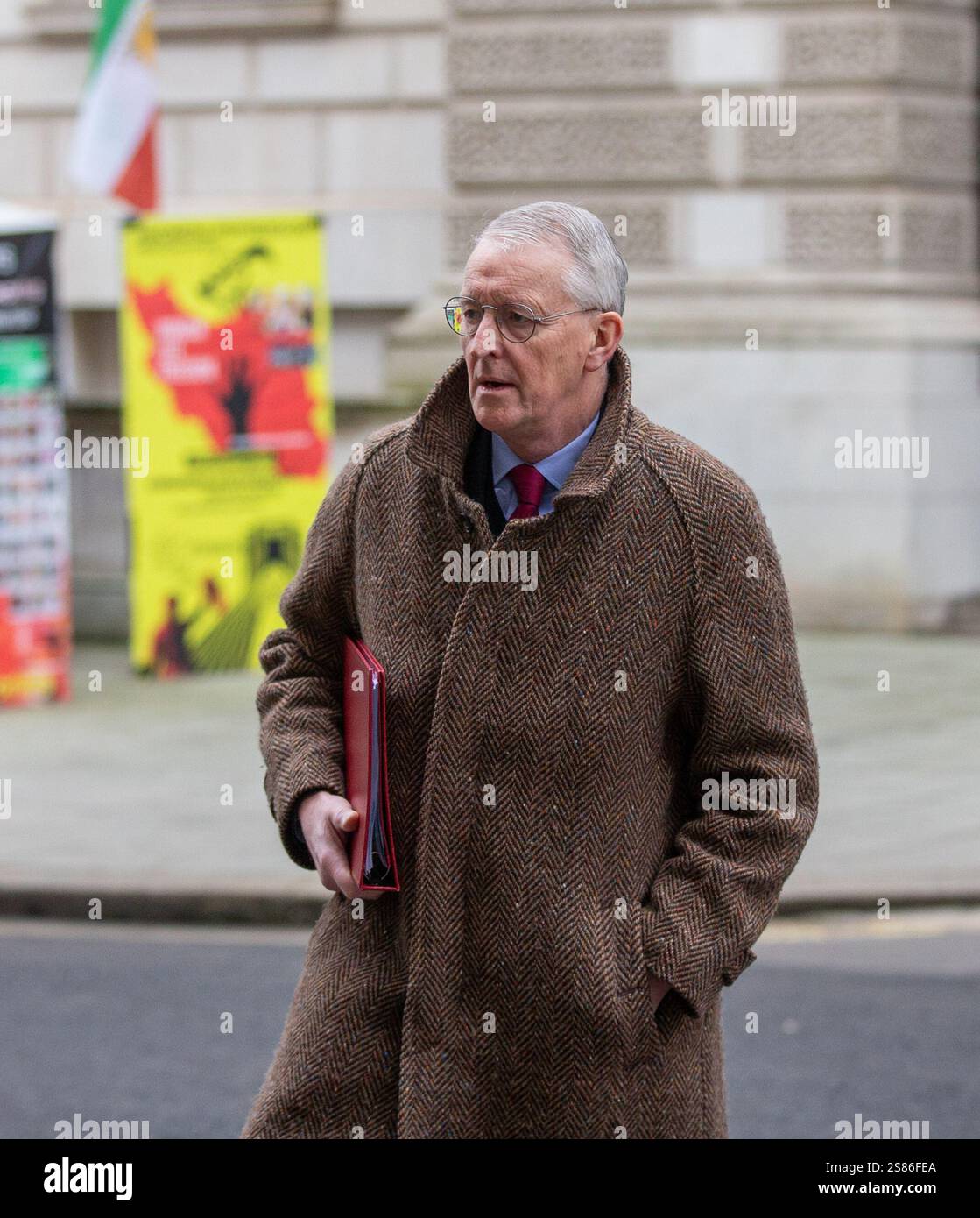 London, UK. 21st Jan, 2025. Rt Hon Hilary Benn, Secretary of State for ...