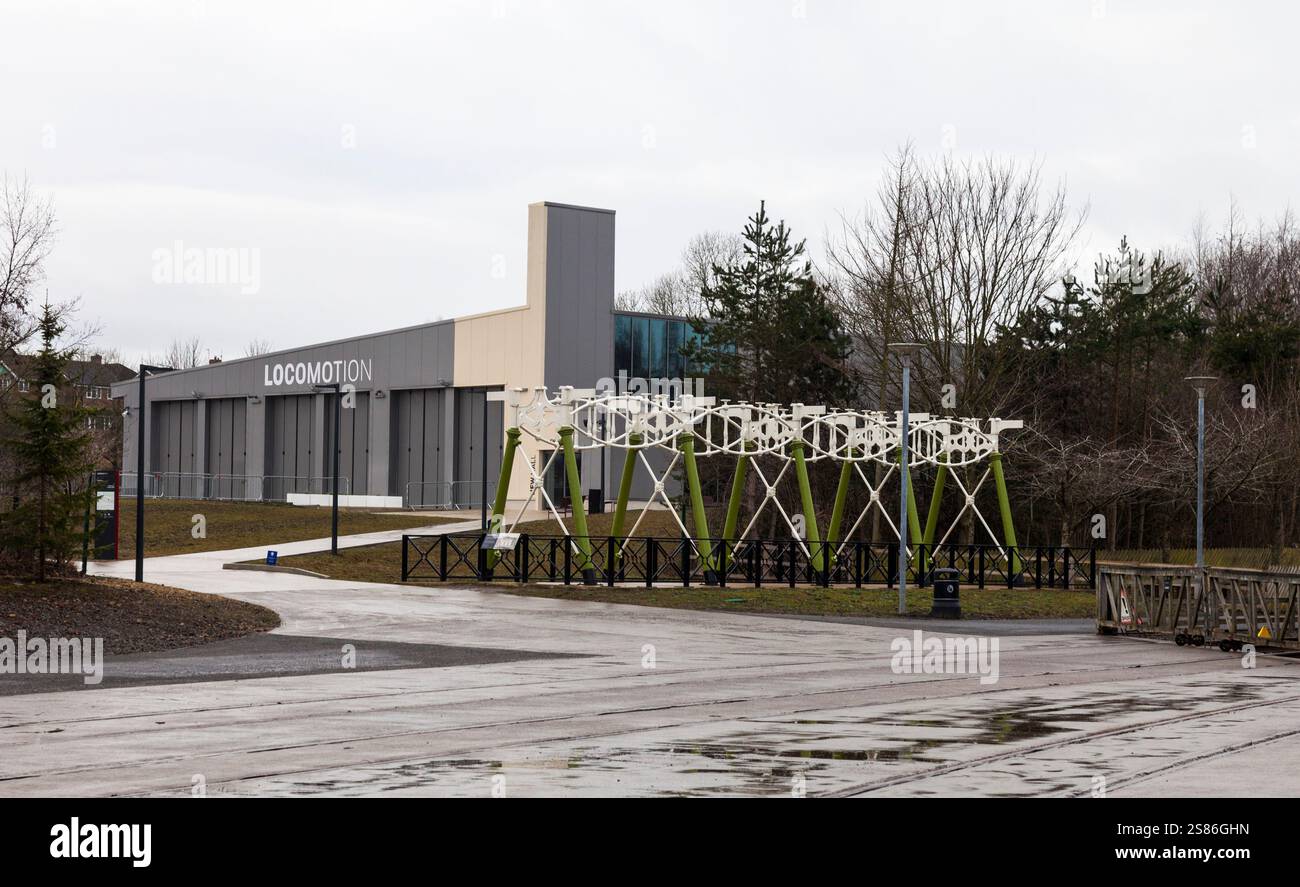 New Hall and Gaunless Bridge at the Locomotion, the National Railway ...