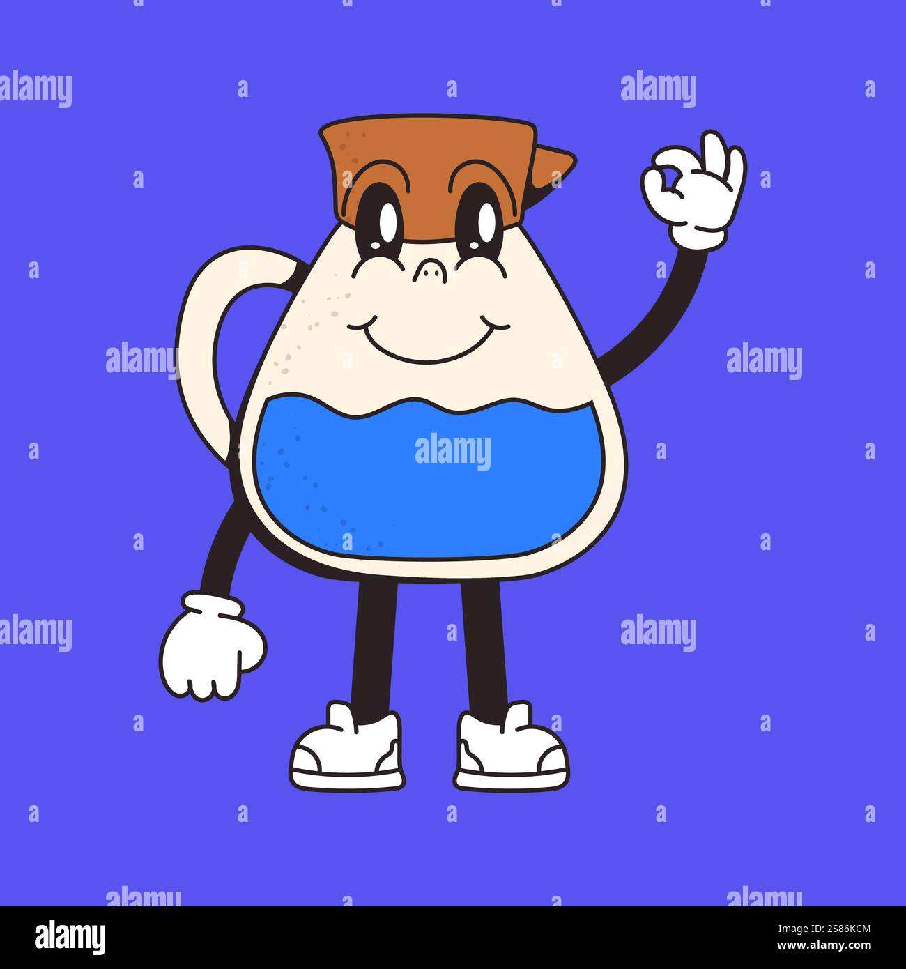 Cartoon Water Jug Giving OK Gesture Stock Vector Image & Art - Alamy