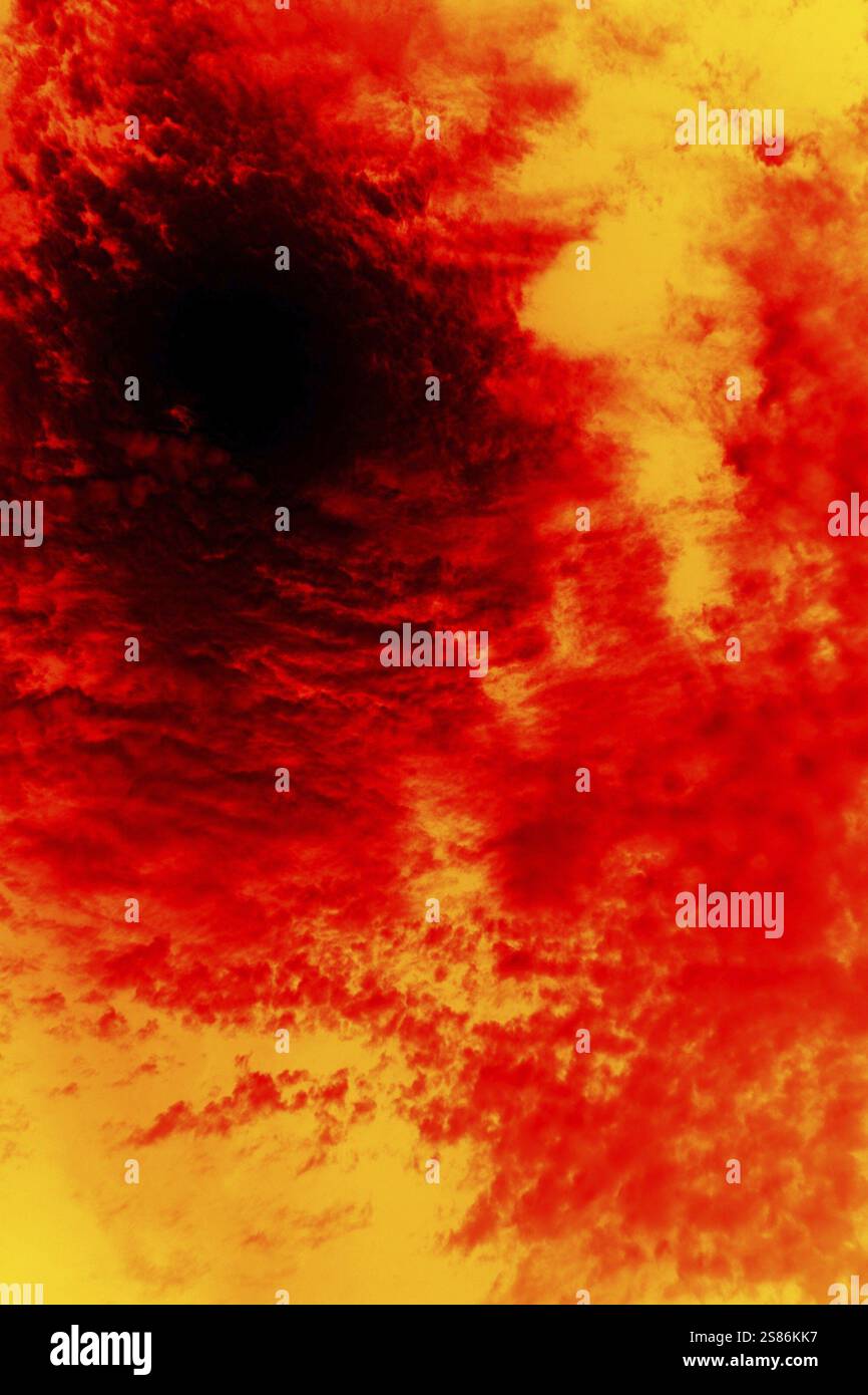An illustration of a hot fire hell black hole Stock Photo - Alamy