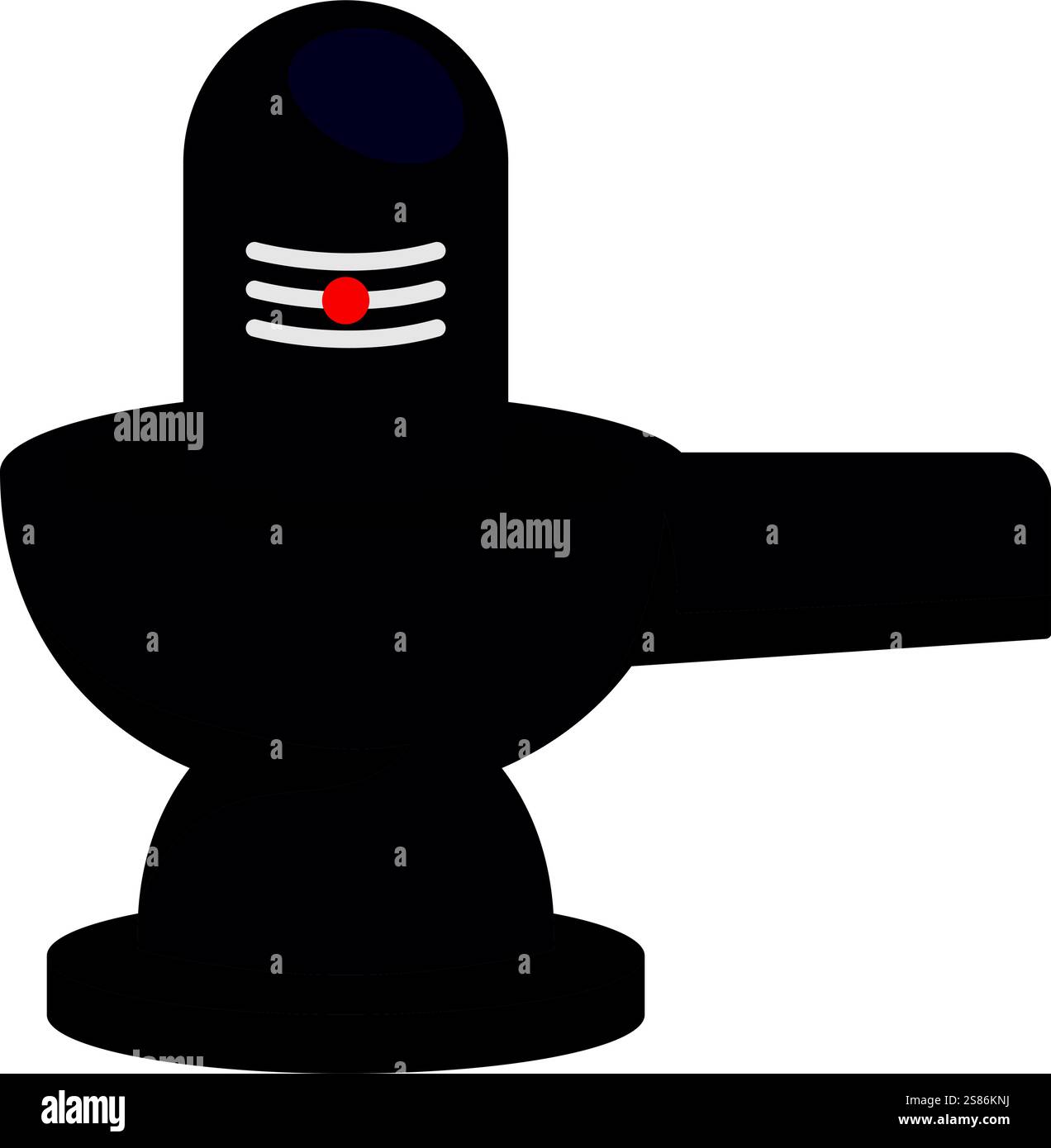 Maha shivratri shivling lingam Stock Vector Images - Alamy