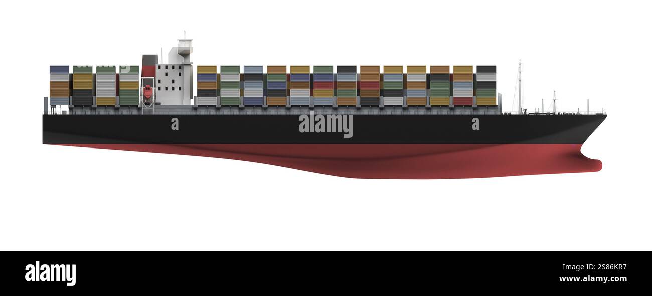 Container freight containers Cut Out Stock Images & Pictures - Alamy