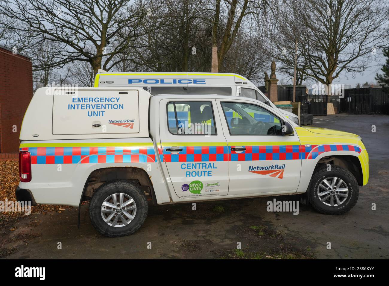 Oldbury Cemetery, 21st January 2025. A British Transport Police ...
