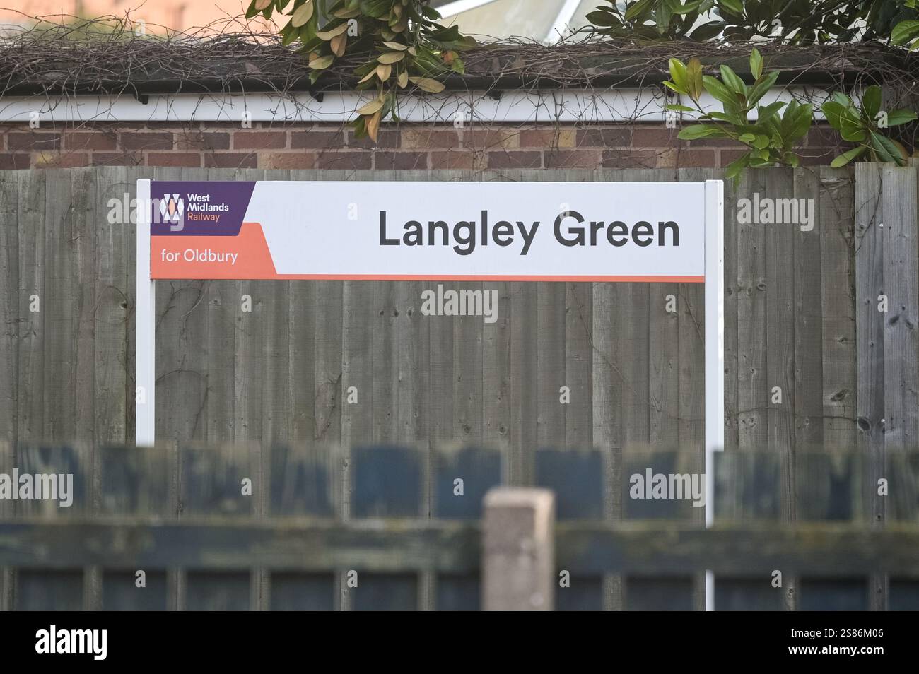 Oldbury Cemetery, 21st January 2025. LAngley Green Railway Station - A ...