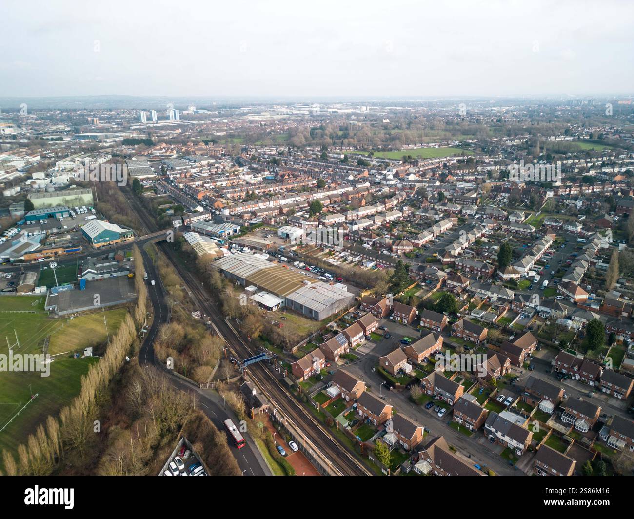 Oldbury Cemetery, 21st January 2025. LAngley Green Railway Station - A ...
