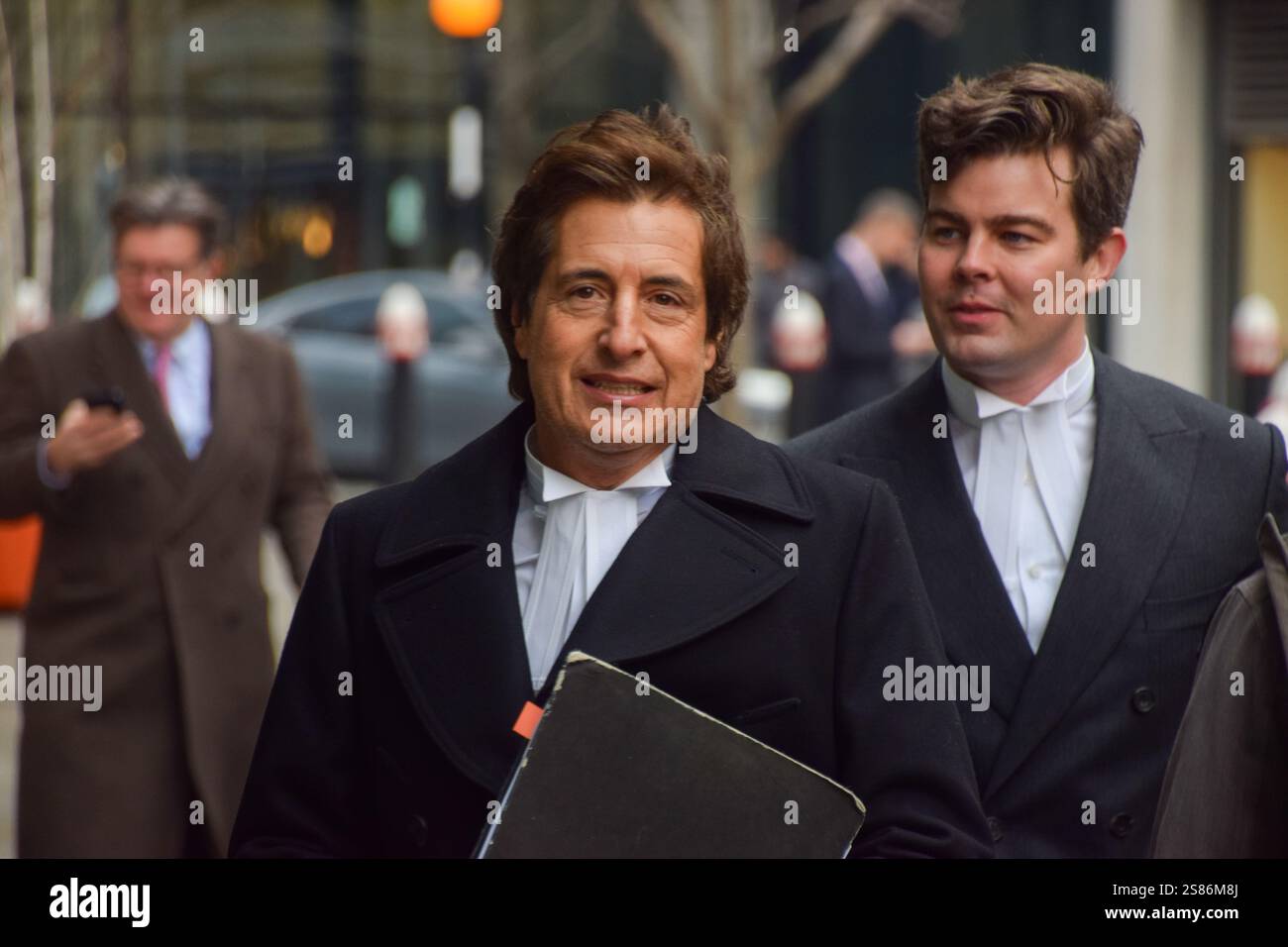 London, UK. 21st January 2025. Prince Harry's lawyer David Sherborne ...