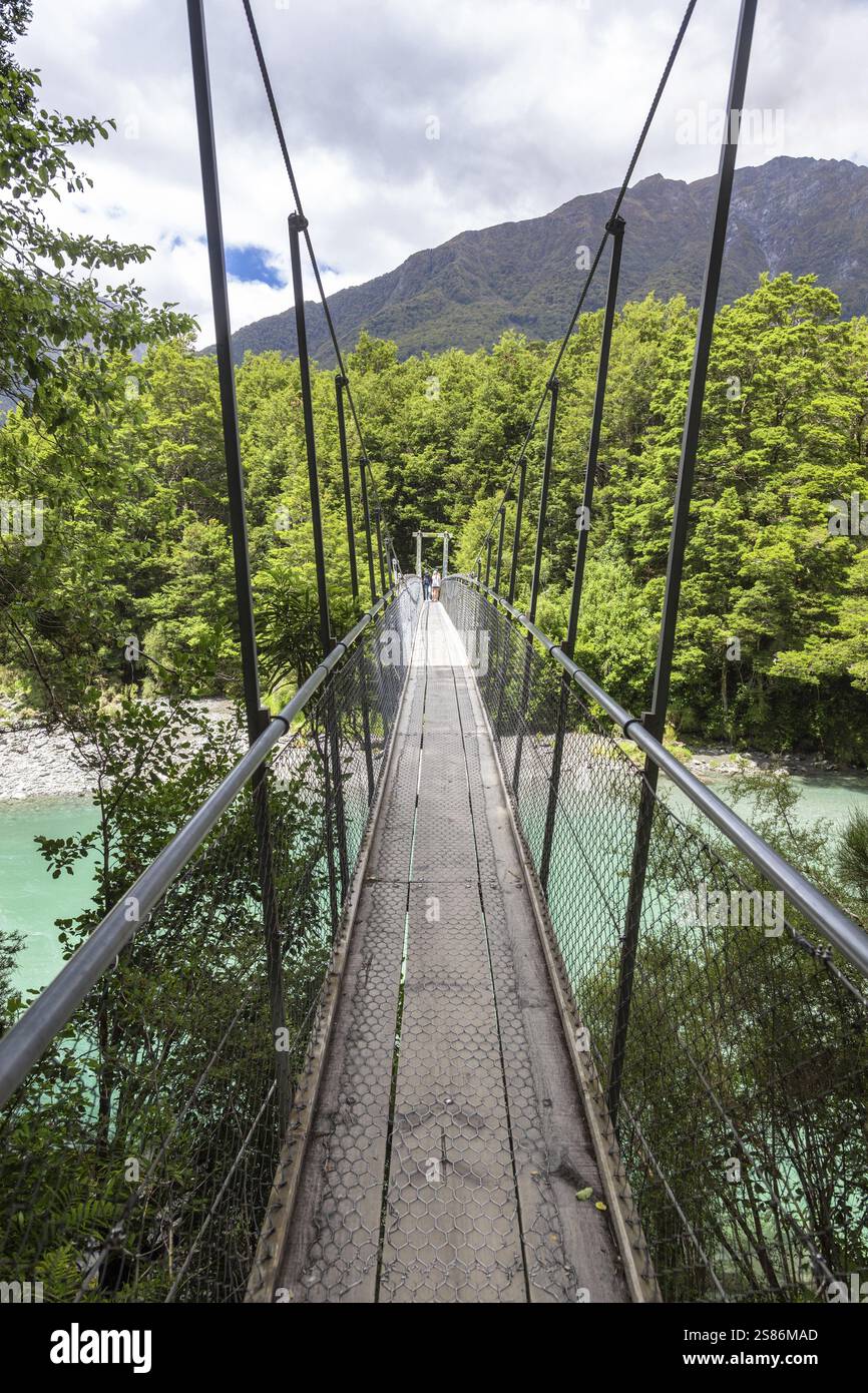 An image of the Haast River Landsborough Valley New Zealand Stock Photo ...