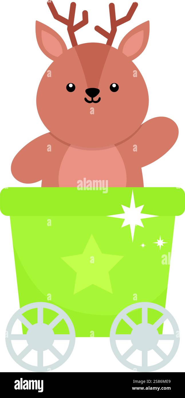 baby shower deer party Stock Vector Image & Art - Alamy