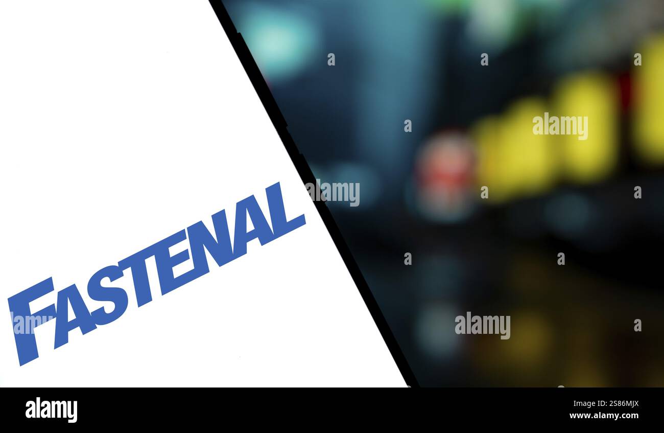 Fastenal logo is displayed on smartphone Stock Photo - Alamy