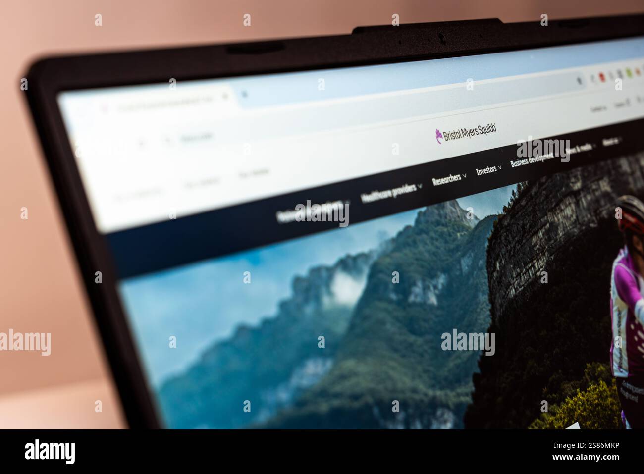 New York, USA - January 20, 2025: Purplebricks website displayed on a ...