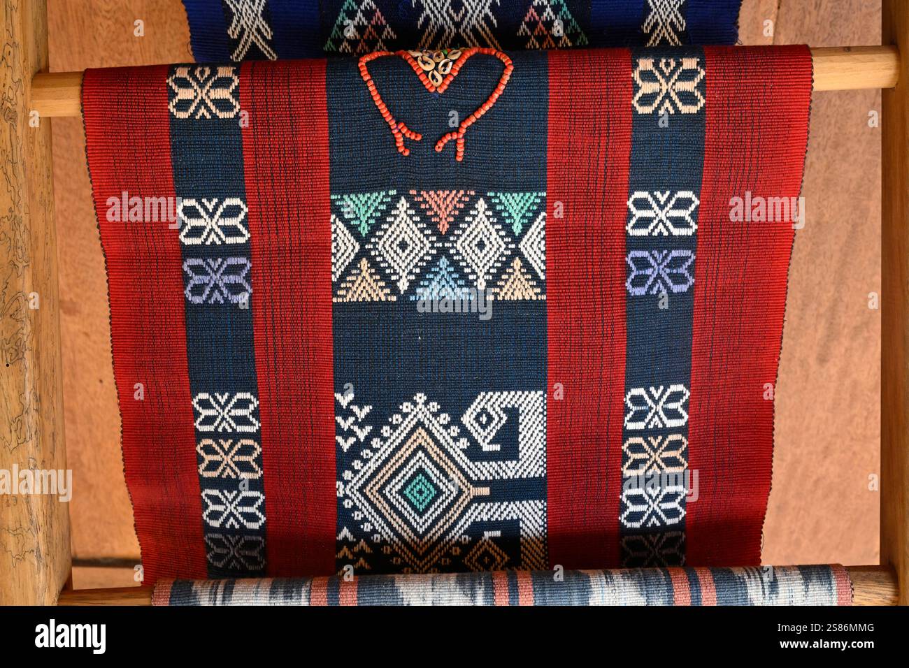 Sumba island,Indonesia, traditional ikat textile Stock Photo - Alamy
