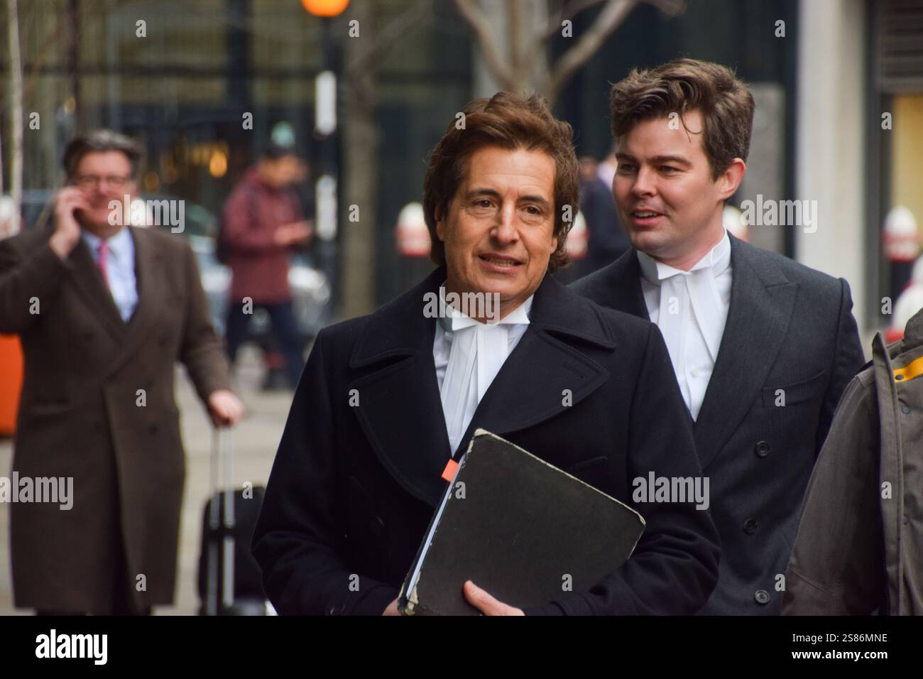 London, UK. 21st January 2025. Prince Harry's lawyer David Sherborne ...