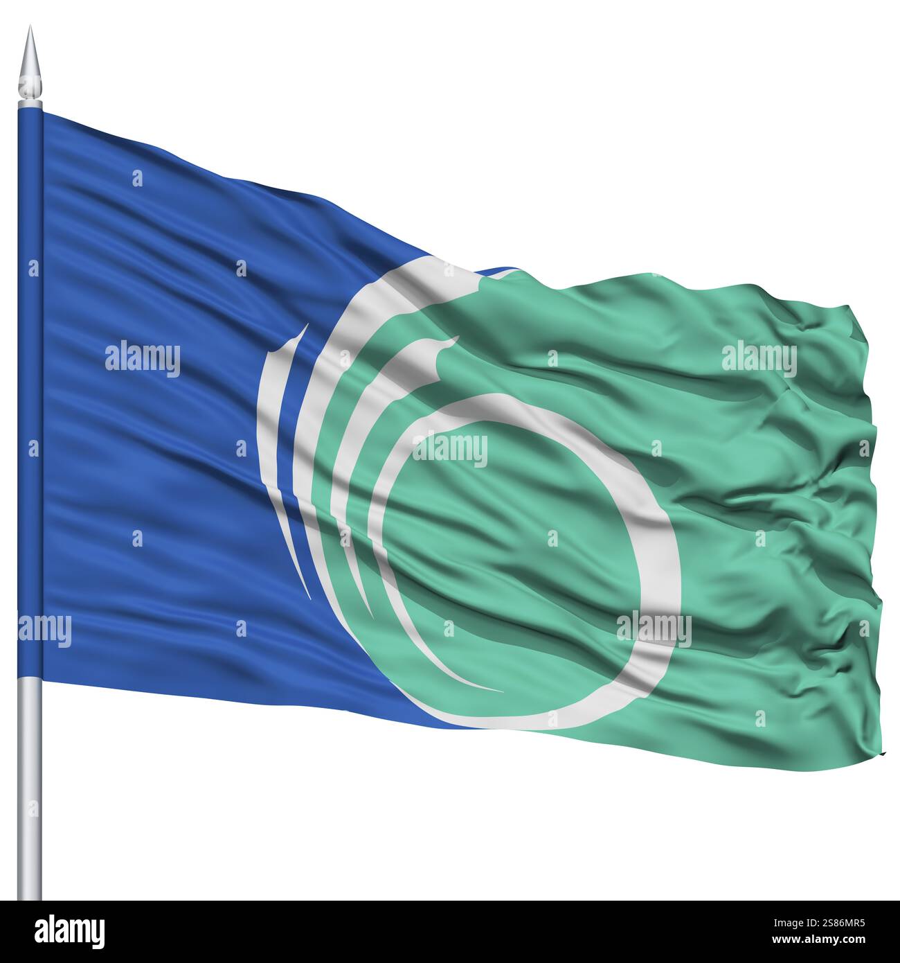 Ottawa City Flag on Flagpole, Capital City of Canada, Flying in the ...