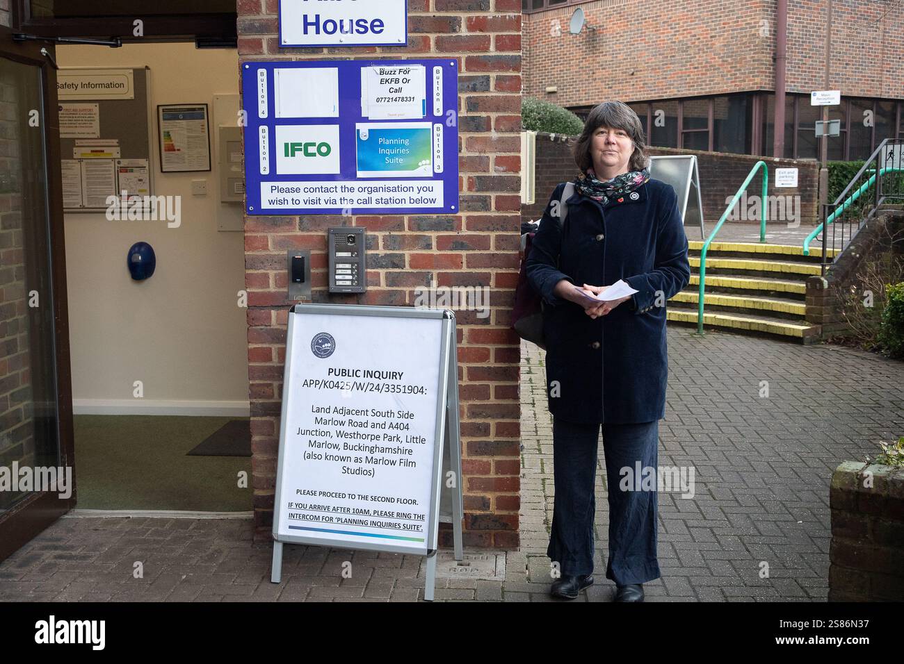 High Wycombe, UK. 21st January, 2025. Cookham Parish Councillor ...