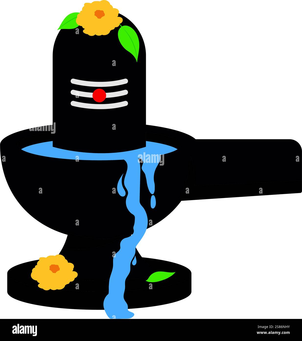 Lingam worship Stock Vector Images - Alamy