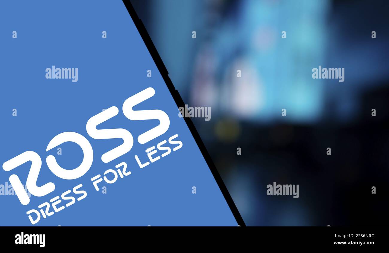 Ross dress for less logo is displayed on smartphone Stock Photo - Alamy