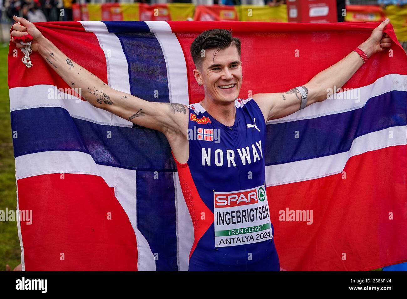 ANTALYA, TURKIYE - DECEMBER 08, 2024: Jakob Ingebrigtsen during ...