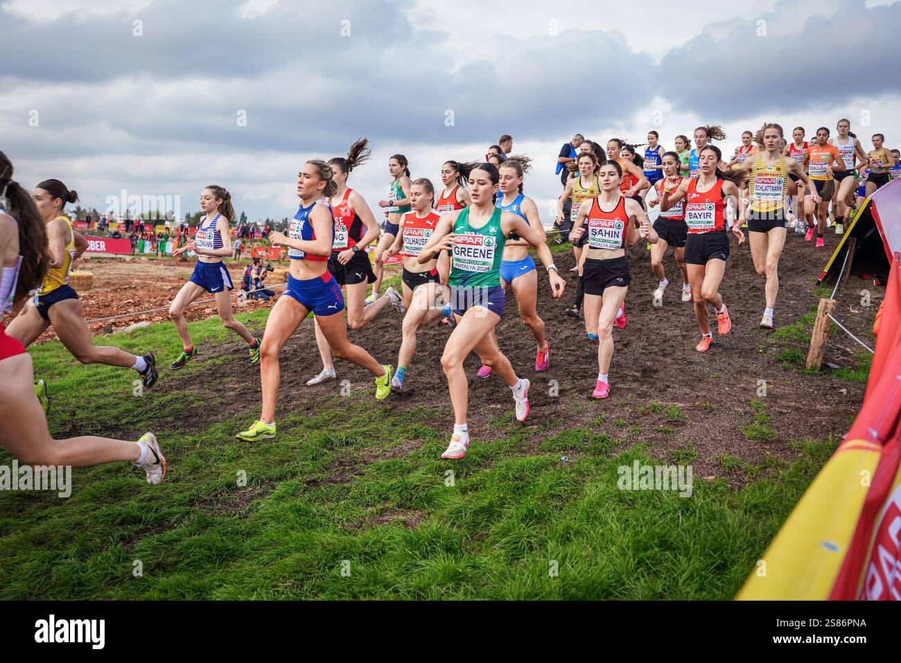 ANTALYA, TURKIYE - DECEMBER 08, 2024: Athletes running during European ...