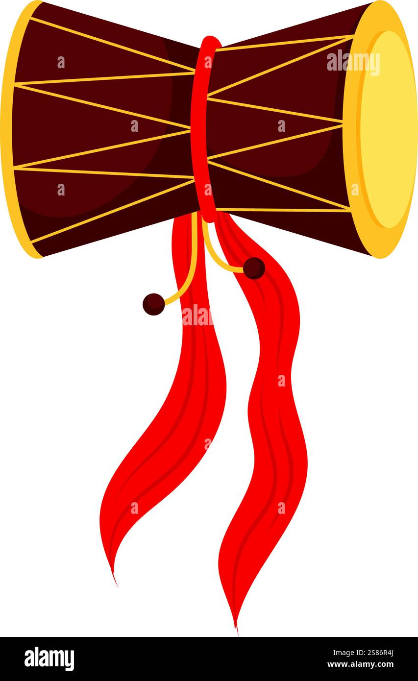 hindu drum for shivaratri Stock Vector Image & Art - Alamy