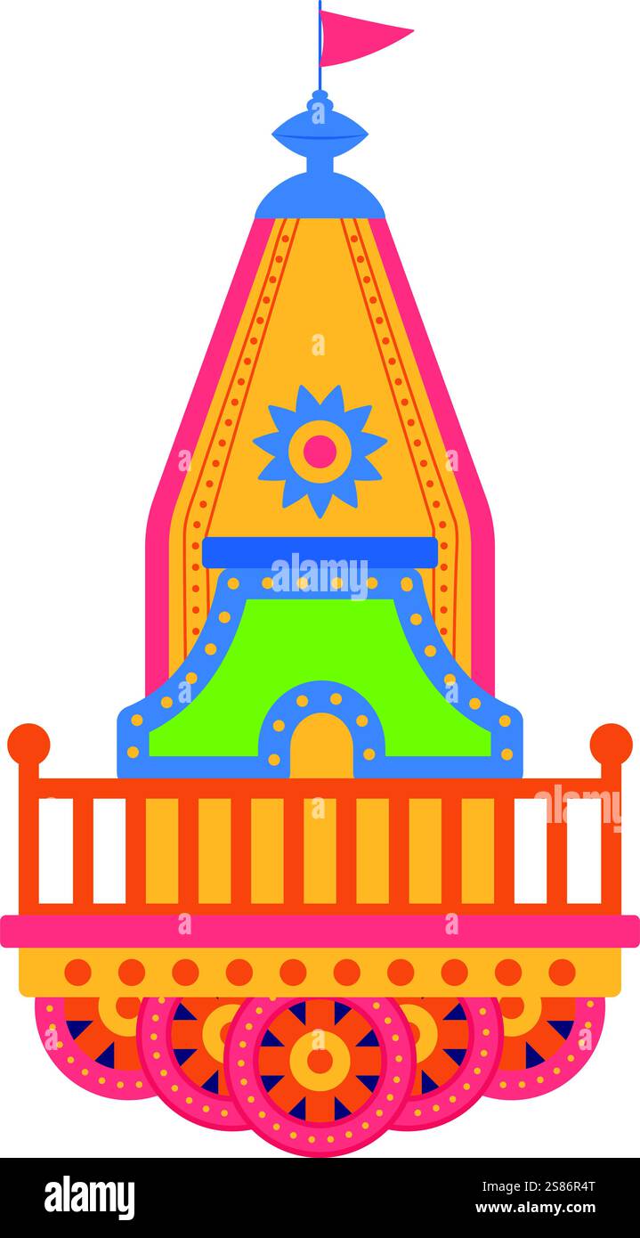 Temple rath yatra rathyatra Cut Out Stock Images & Pictures - Alamy