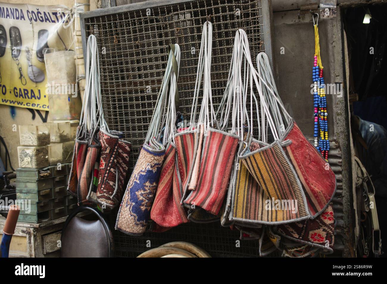 Traditional turkish handmade bags Stock Photo - Alamy