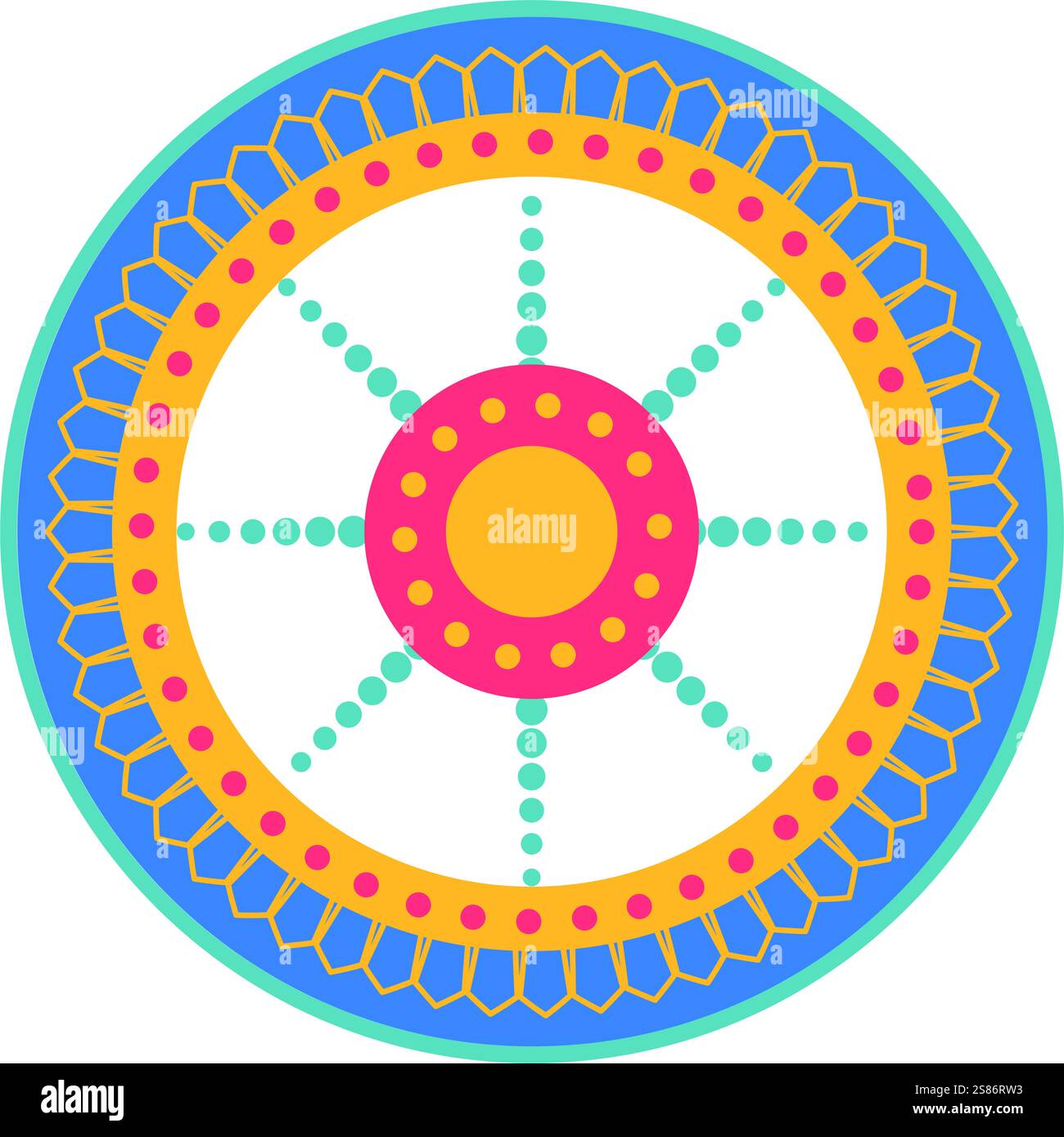 traditional mandala rangoli in indian Stock Vector Image & Art - Alamy