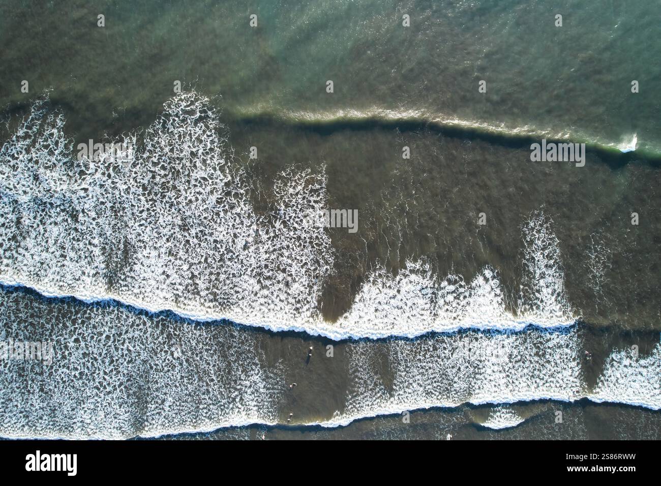 Top down view sea waves hi-res stock photography and images - Alamy
