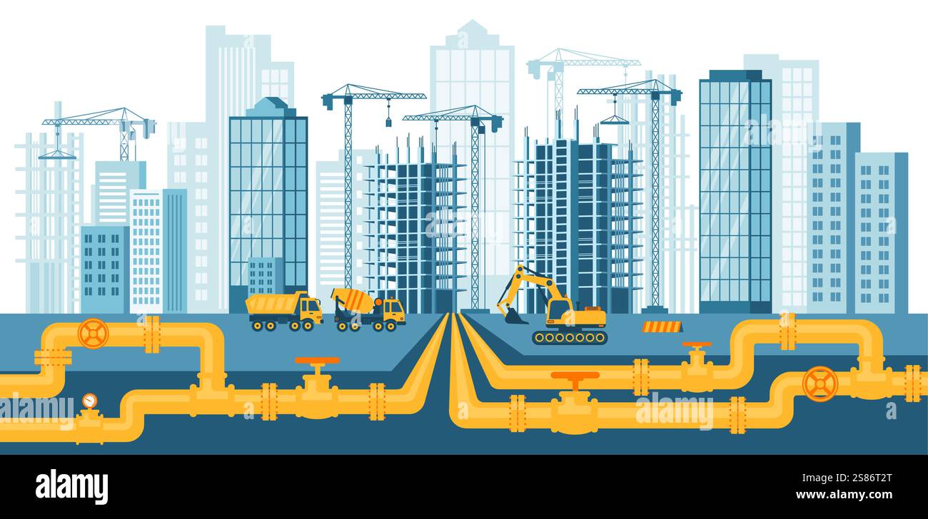 Gas networks Stock Vector Images - Alamy