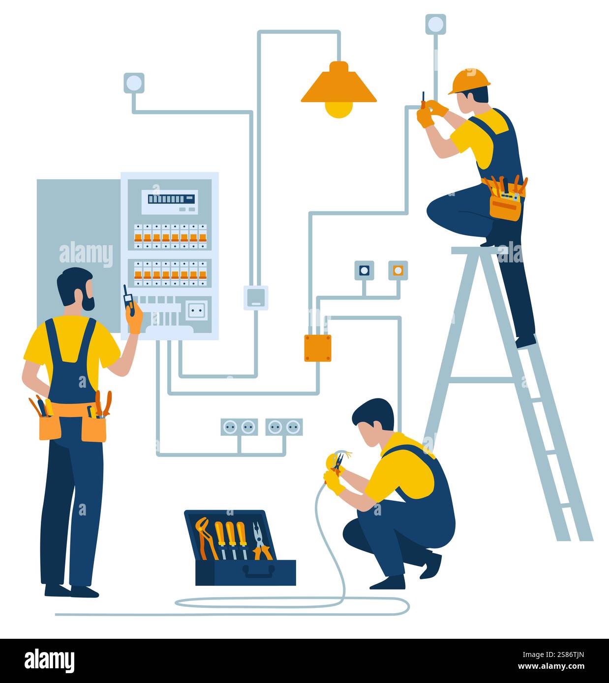 Maintenance manage Stock Vector Images - Alamy