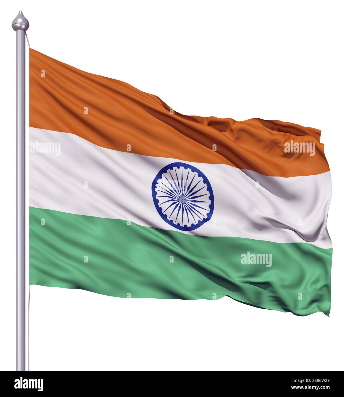 India flag flutter hi-res stock photography and images - Alamy