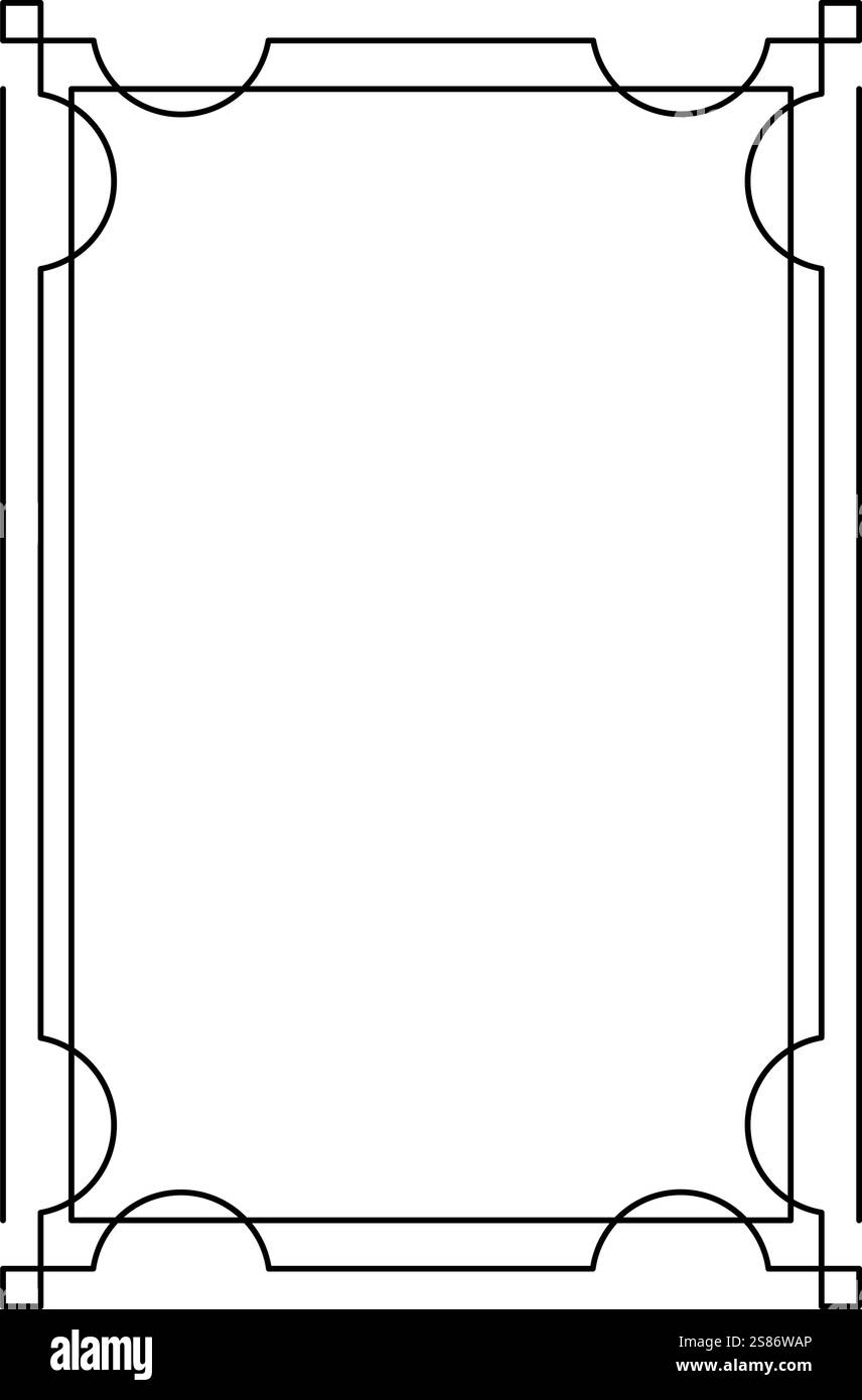 monochrome frame template Stock Vector Image & Art - Alamy