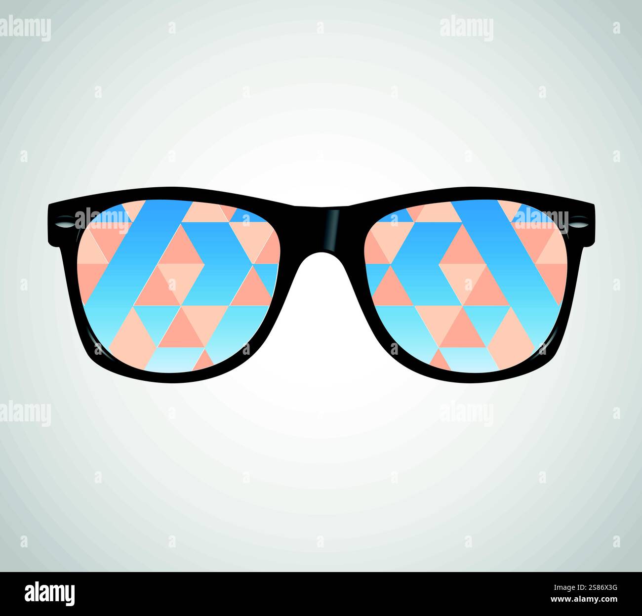 Sunglasses with Polygons Abstract Geometric Triangles Vector ...