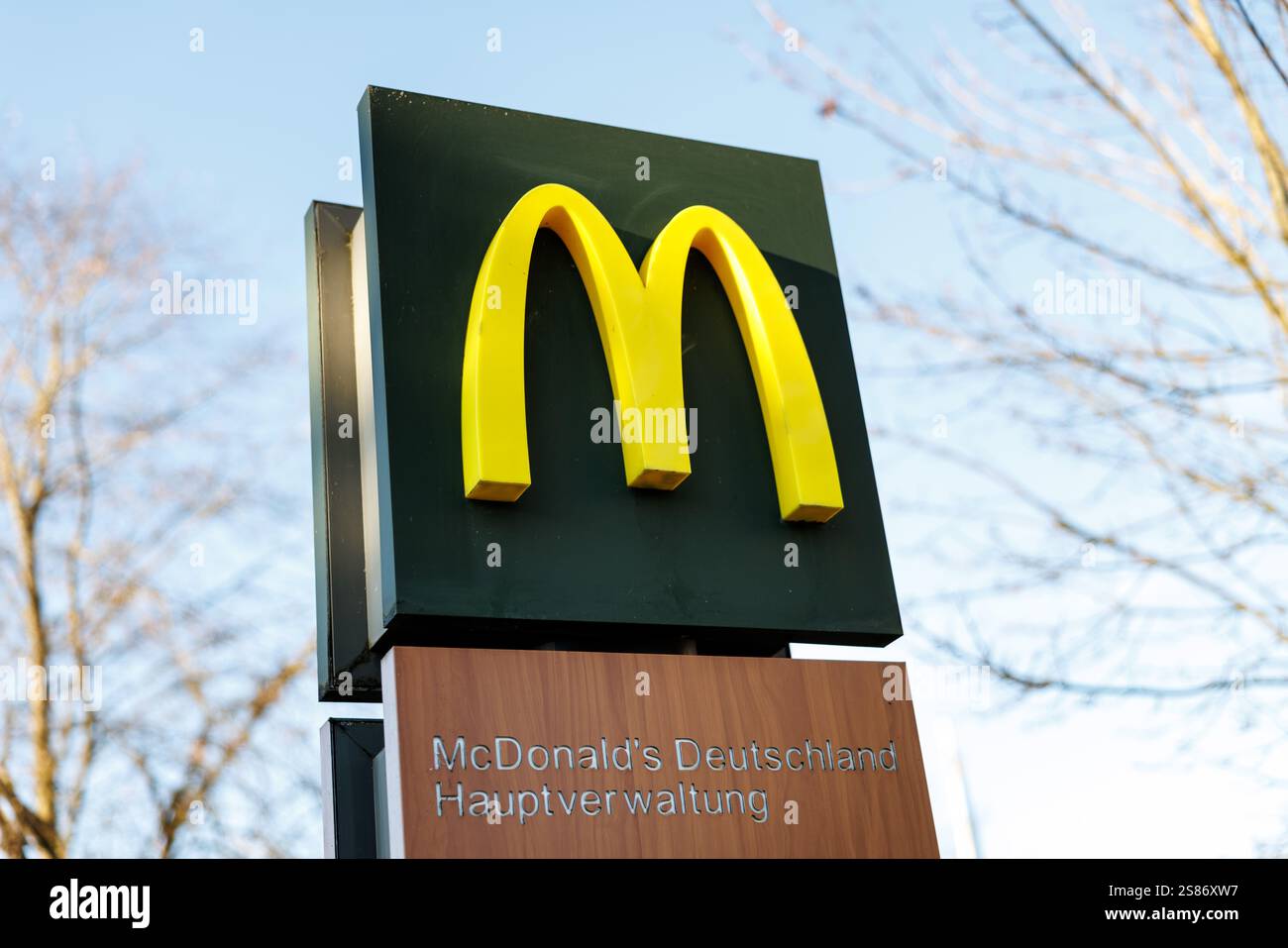 Munich, Germany. 14th Jan, 2025. The McDonald's lettering and logo as ...