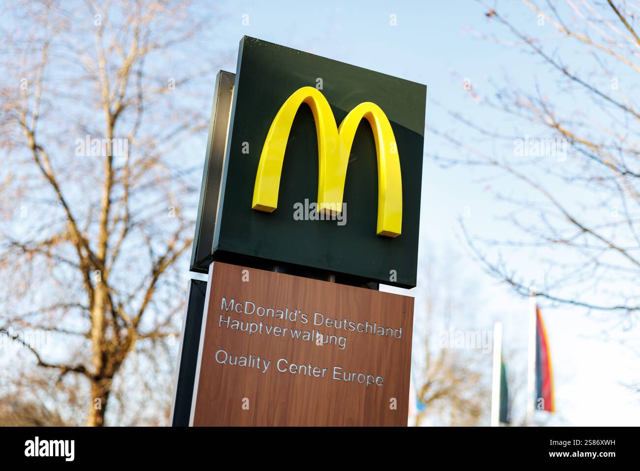 Munich, Germany. 14th Jan, 2025. The McDonald's lettering and logo as ...