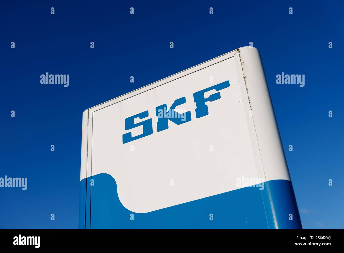 Schweinfurt, Germany. 13th Jan, 2025. The logo of SKF (Svenska ...