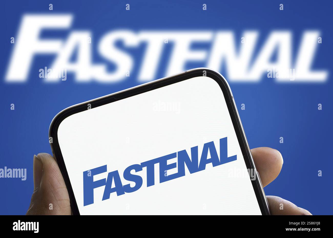 Fastenal logo is displayed on smartphone Stock Photo - Alamy