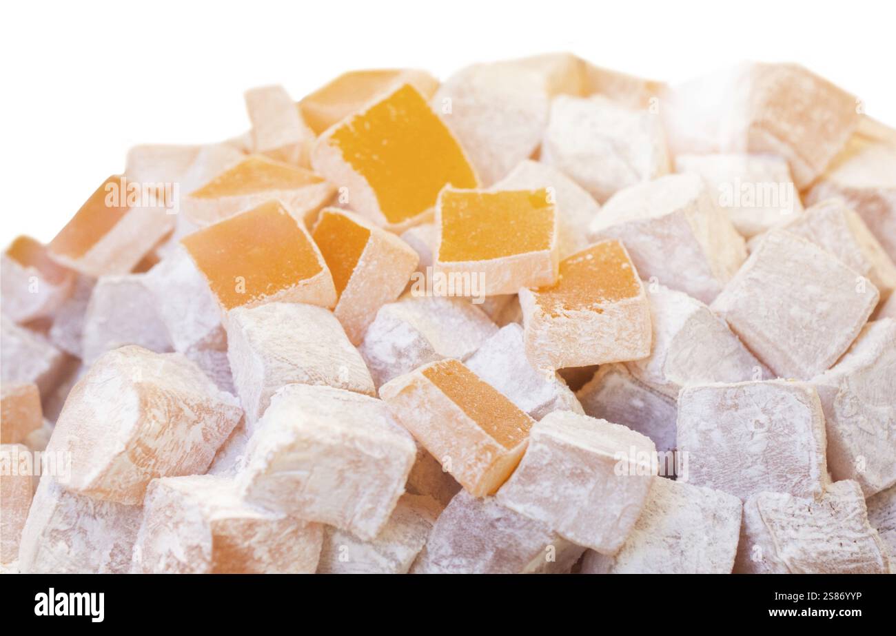 Traditional Turkish Delight (Rahat Lokum Stock Photo - Alamy