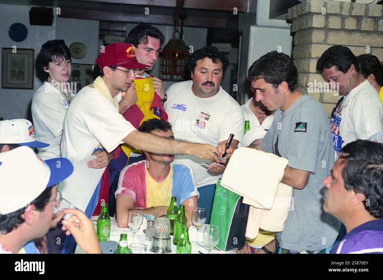 Los Angeles, CA, USA, 1994. The famous Romanian football (soccer ...