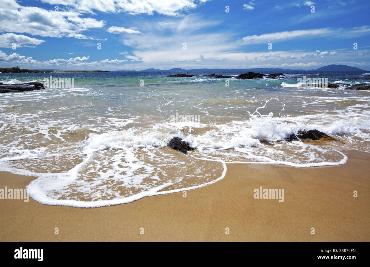 A photography of sunny beach in Australia Stock Photo - Alamy