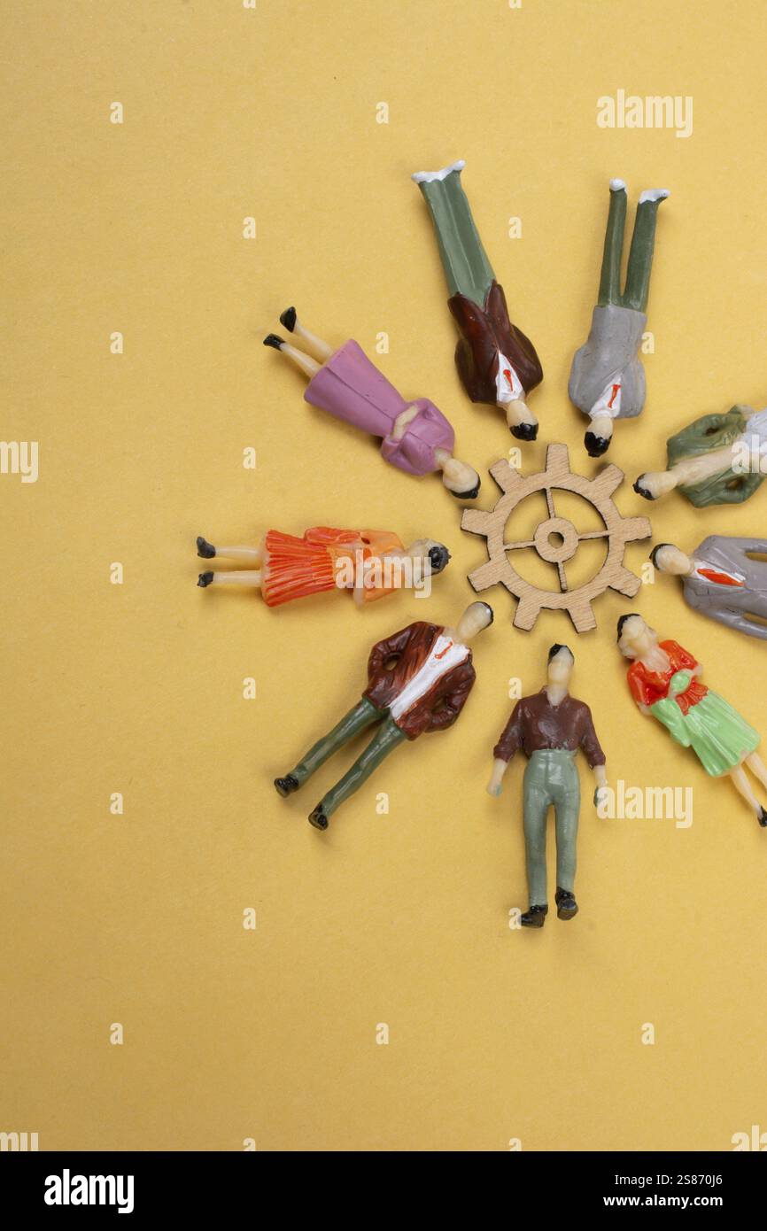 Colorful diverse miniature people hi-res stock photography and images ...