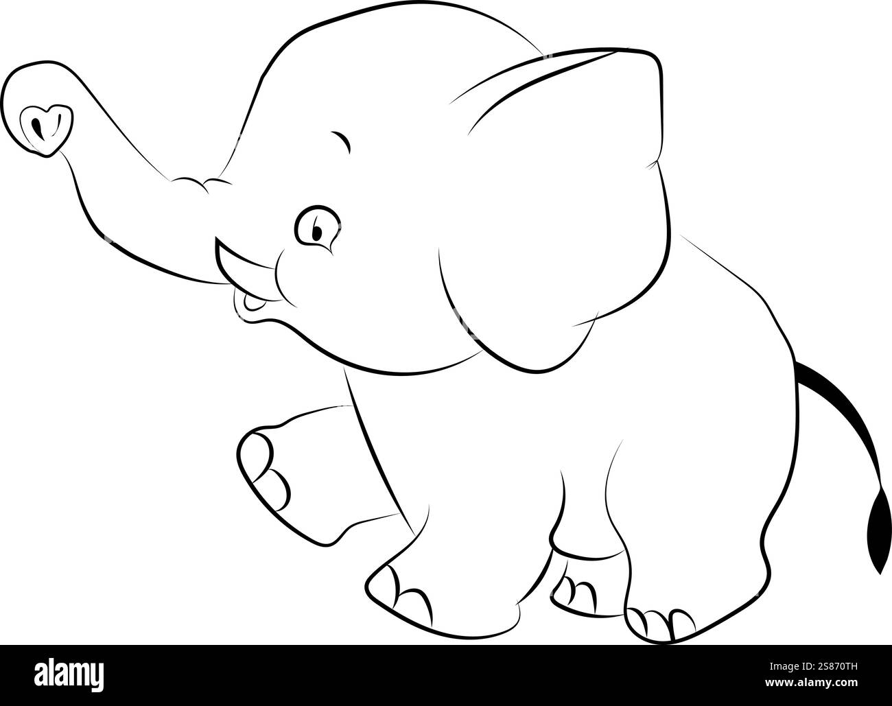 One hand cute baby Stock Vector Images - Alamy