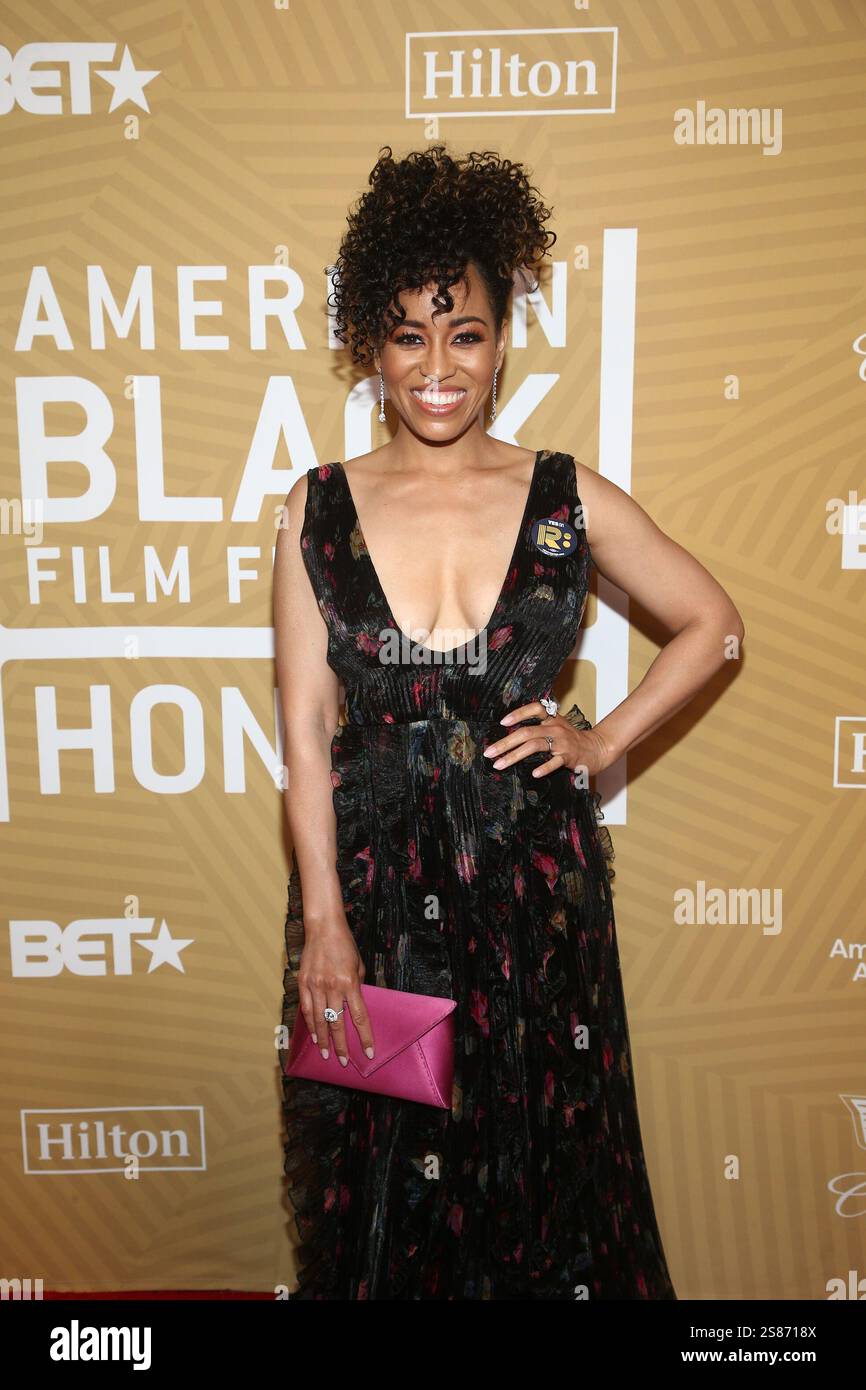 Dawn-Lyen Gardner at the American Black Film Festival Honors, Arrivals ...
