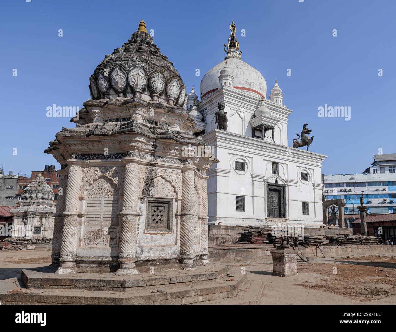 The Kalmochan Temple, dedicated to the Hindu god Vishnu, the preserver ...